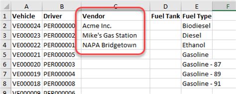 Import Data From An Excel Spreadsheet Vinity Soft Inc