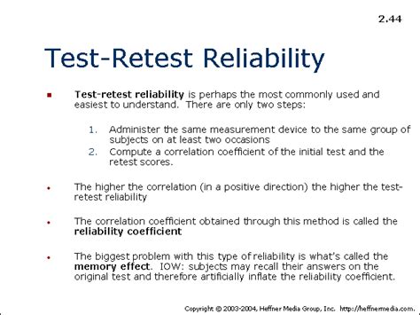 Types Of Reliability Psychology Oplimaging