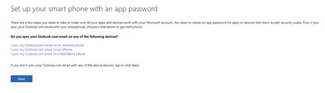 how to configure a microsoft account to use it for e mail notification
