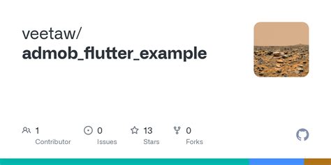 GitHub Veetaw Admob Flutter Example