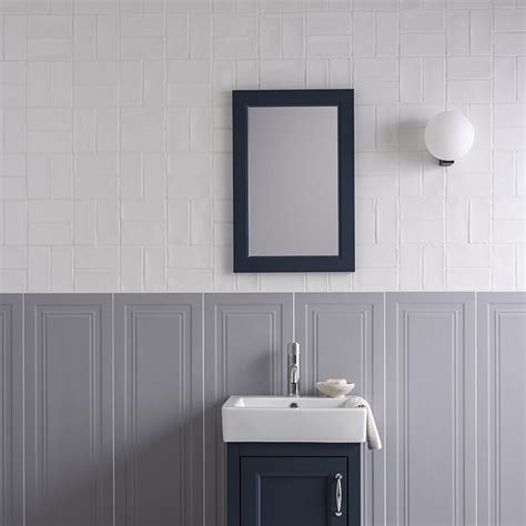 Vernon Rustic White Matt Ceramic Wall Tiles 75 X 150mm