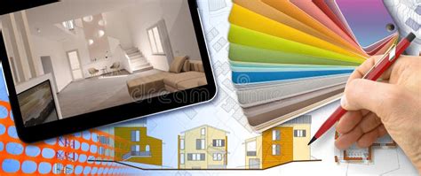 Architectural Design With Plans And Elevations Construction Site Of A