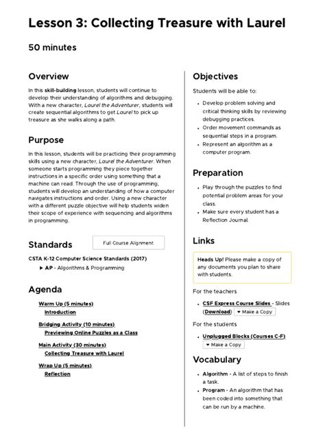 Collecting Treasure With Laurel Pdf Computer Programming Algorithms