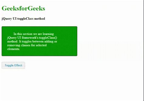 jquery ui toggleclass メソッド詳解：動的なcssクラス切り替え itチュートリアル