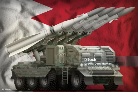 바레인의 국기 배경 북극 위장의 전술 단거리 탄도 미사일 3 차원 일러스트 레이 션 겨울에 대한 스톡 사진 및 기타 이미지 겨울 군사 기 Istock