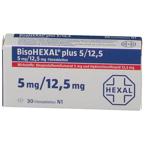 Bisohexal® Plus 5 12 5 30 St Mit Dem E Rezept Kaufen Shop Apotheke