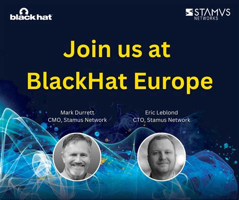 Stamus Networks On Linkedin Blackhateurope Cybersecurity Informationsecurity Suricata4analysts