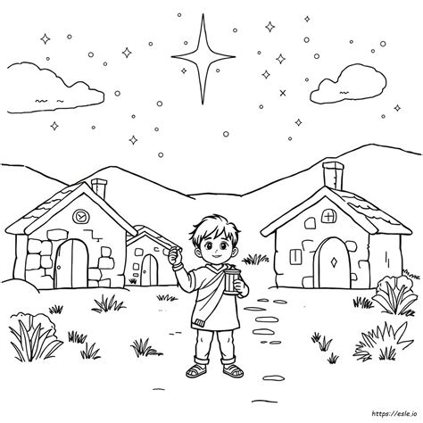 Hometown Nazareth Vbs Coloring Pages
