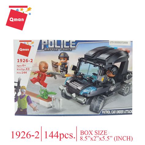 TOY BRICKS - POLICE BATTLE FORCE 4ASSTD PATROL CAR UNCER ATTACK | Lazada PH