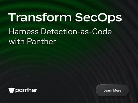 Panther On Linkedin Panther Siem Platform For Modern Threat Detection