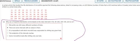 [23 33 Points] Details Previous Answers Devorestat9