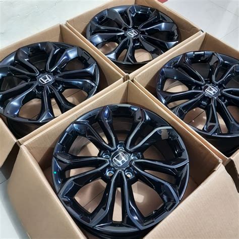 Jual Velg Ori Honda Oem Crv Turbo Black Edition Original Enkei Honda