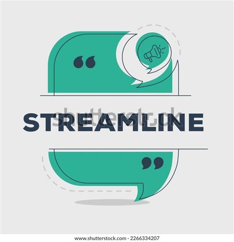 Creative Streamline Text Written Speech Bubble Stock Vector Royalty