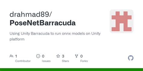 GitHub Drahmad PoseNetBarracuda Using Unity Barracuda To Run Onnx Models On Unity Platform