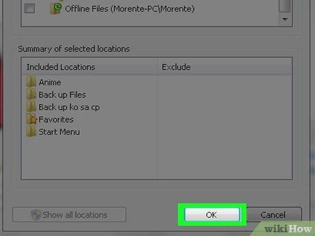 Ways To Add A Folder To The Windows File Index WikiHow Tech