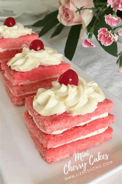 Mini Cherry Creme Tortes Liz Bushong