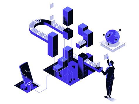Simply Data Isometric Illustrations