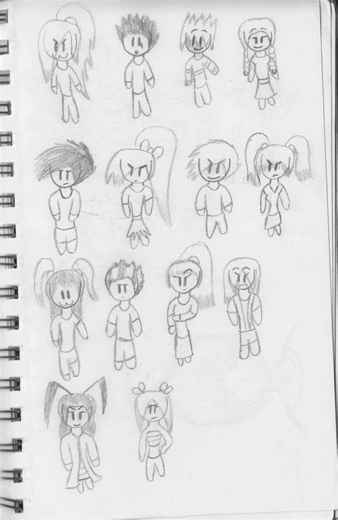 My Chibi Ppl By Thedeckzena On Deviantart