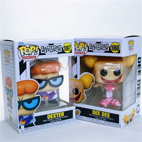 Funko Pop Animation Dexters Lab Set Of 2 Dee Dee And Dexter Cartoon