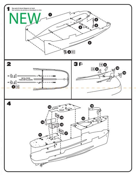 Lindberg Model Kits New Instruction Sheets Collector Model