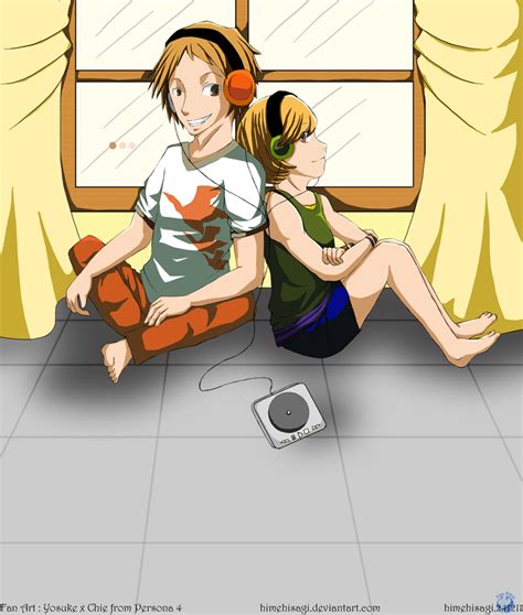 Yosuke X Chie By Himehisagi On Deviantart