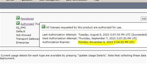 Cucm License Authorization Expiry Date Cisco Community
