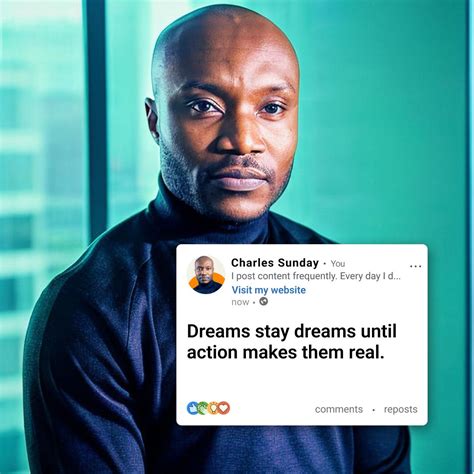 charles sunday on linkedin motivation digitalmarketing innovation