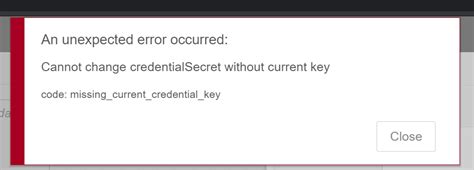 credential decryption fails on local project open · issue 2868 · node