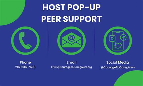 Welcome To Pop Up Peer Support — Courage To Caregivers
