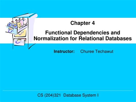 Ppt Functional Dependencies And Normalization For Relational Databases Powerpoint Presentation