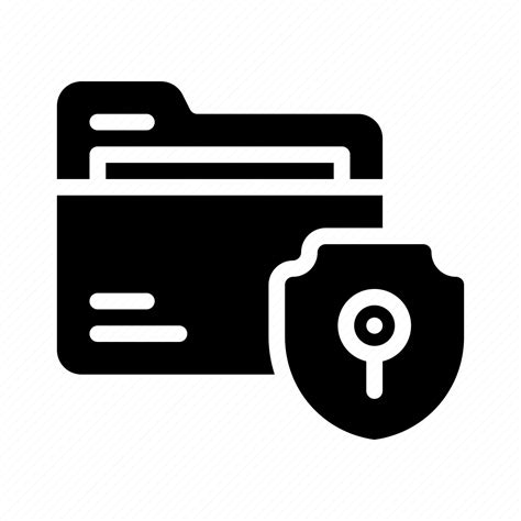 Folder Storage Office Material File Padlock Keyhole Icon Download On Iconfinder