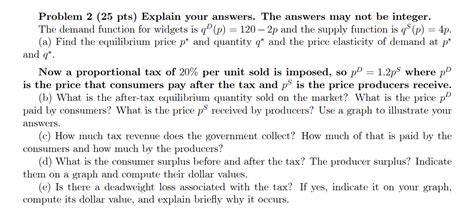 Solved Problem 2 25 Pts Explain Your Answers The Answers