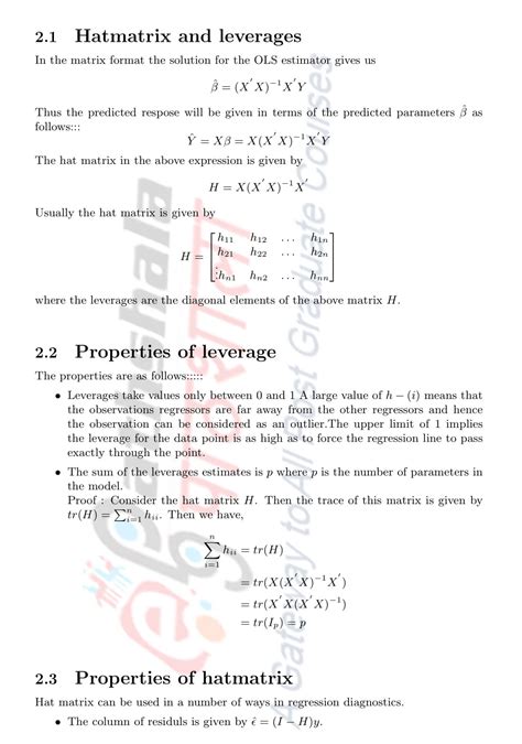 detection of outliers using r regression analysis ii