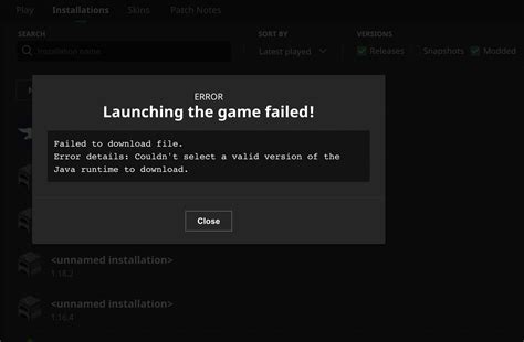Forge 1122 Failing To Launch Game Java Edition Support Support