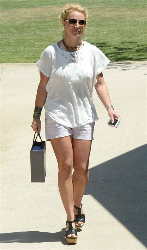 Britney Spears Shopping In Malibu August Celebsla Com