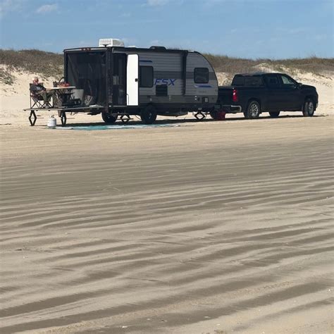 Padre Island South Beach Camping Padre Island National Seashore Texas