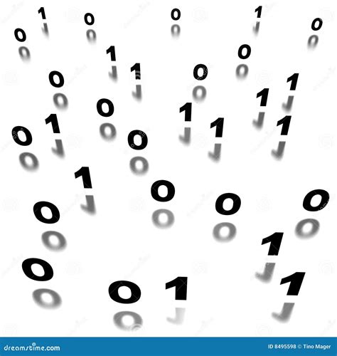 Binary Background Zero One Stock Illustration Illustration Of Corridor Dimensional 8495598