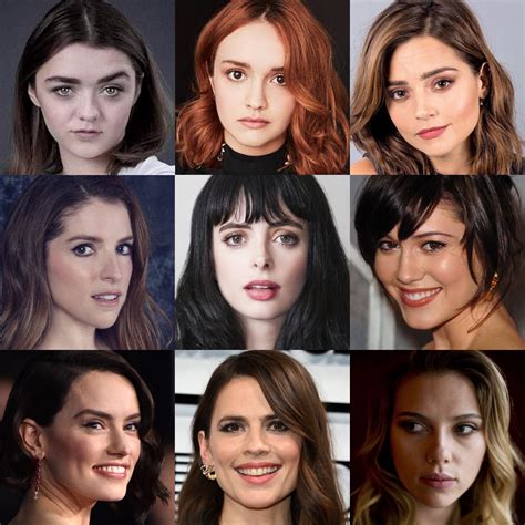 Maisie Williams Olivia Cooke Jenna Coleman Anna Kendrick Krysten Ritter Mary Elizabeth