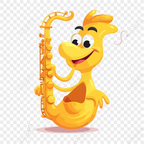 알토 색소폰 벡터만화클립 아트상표 Png 일러스트 무료 다운로드 Lovepik