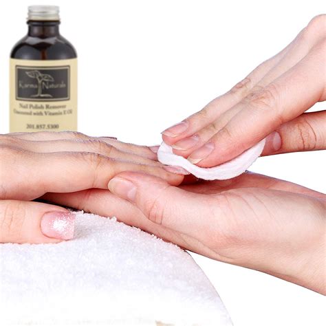 Natural Nail Polish Remover Unscented Vegan Strengthener 4 Fl Oz