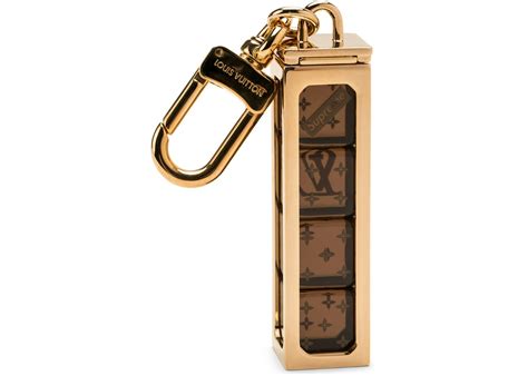Louis Vuitton X Supreme Dice Key Chain Brass