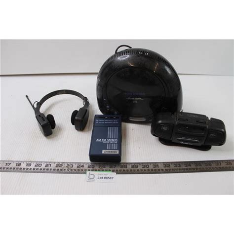 Dream Machine Cd Player Headset Cassette Tape And Radio Bodnarus