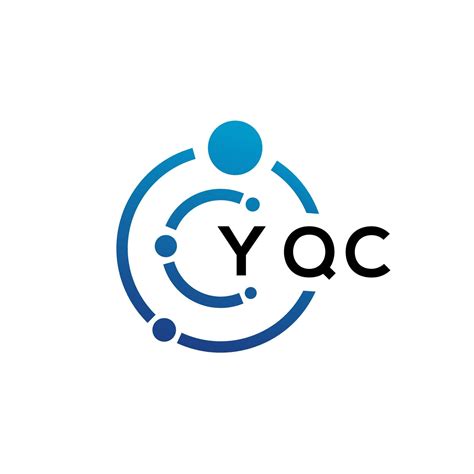 Yqc Letter Technology Logo Design On White Background Yqc Creative