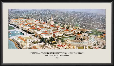 San Francisco Panama Pacific Expo 1915 Vintage City Maps