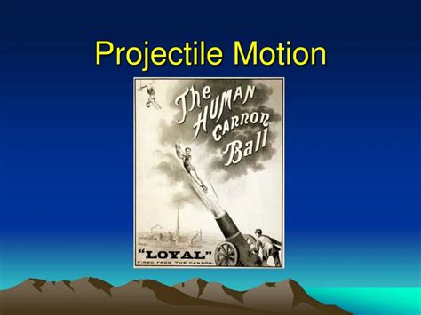 PPT Projectile Motion PowerPoint Presentation Free Download ID