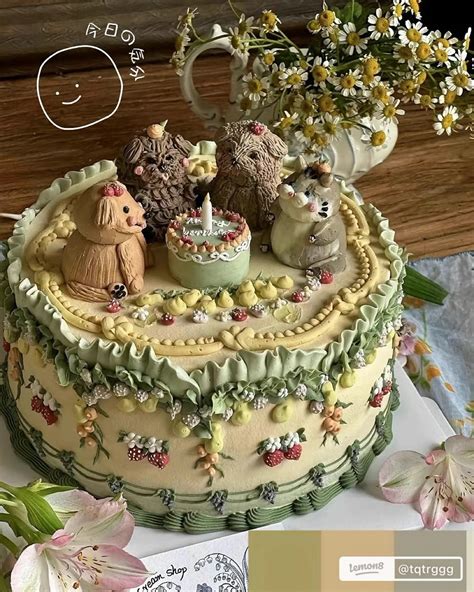 Pin By Diamondri On My Pins Vintage Birthday Cakes Vintage Cake