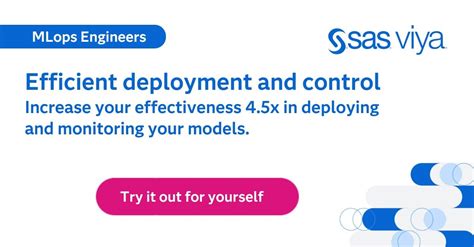 mlops ai machinelearning sasviya modelmonitoring datascience