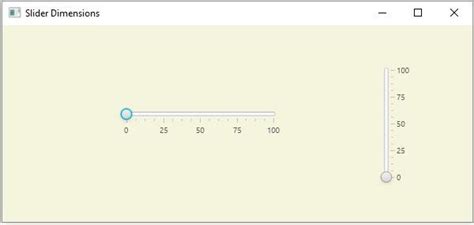 如何在 Javafx 中更改滑块的尺寸 W3schools 教程