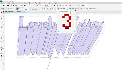 how to create 3d text in coreldraw coreldraw 3d text effect coreldraw