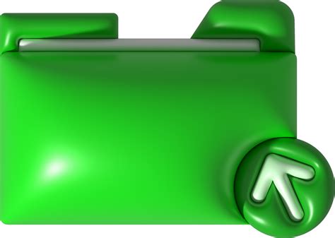 3d Illustration Icon Upload Data As Folder Data Loading Symbol